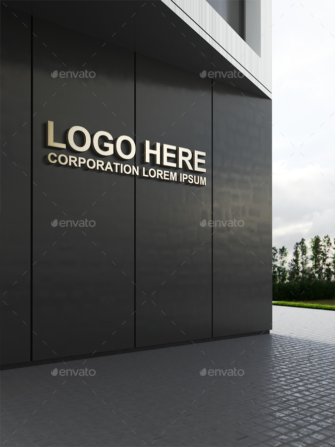Signage & Logo Mock-up, Graphics | GraphicRiver