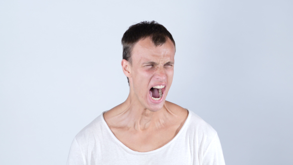 Screaming in Frustration, All is Bad, Stock Footage | VideoHive