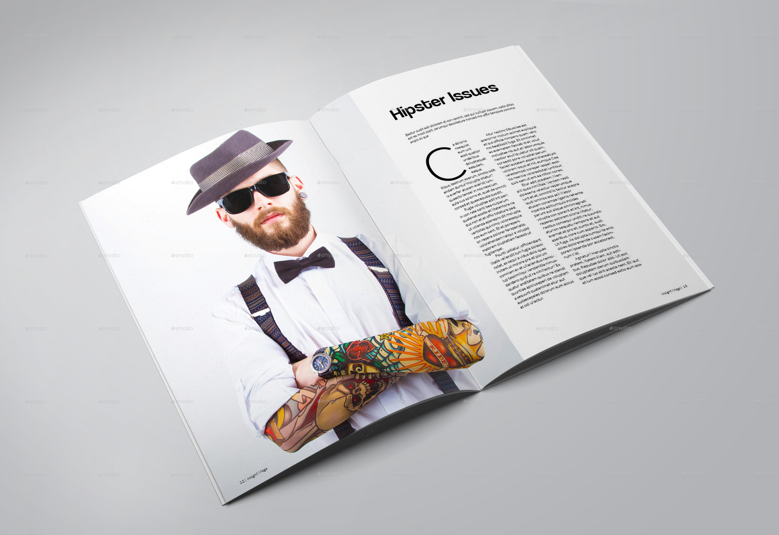 Insight Multipurpose Magazine Template, Print Templates | GraphicRiver