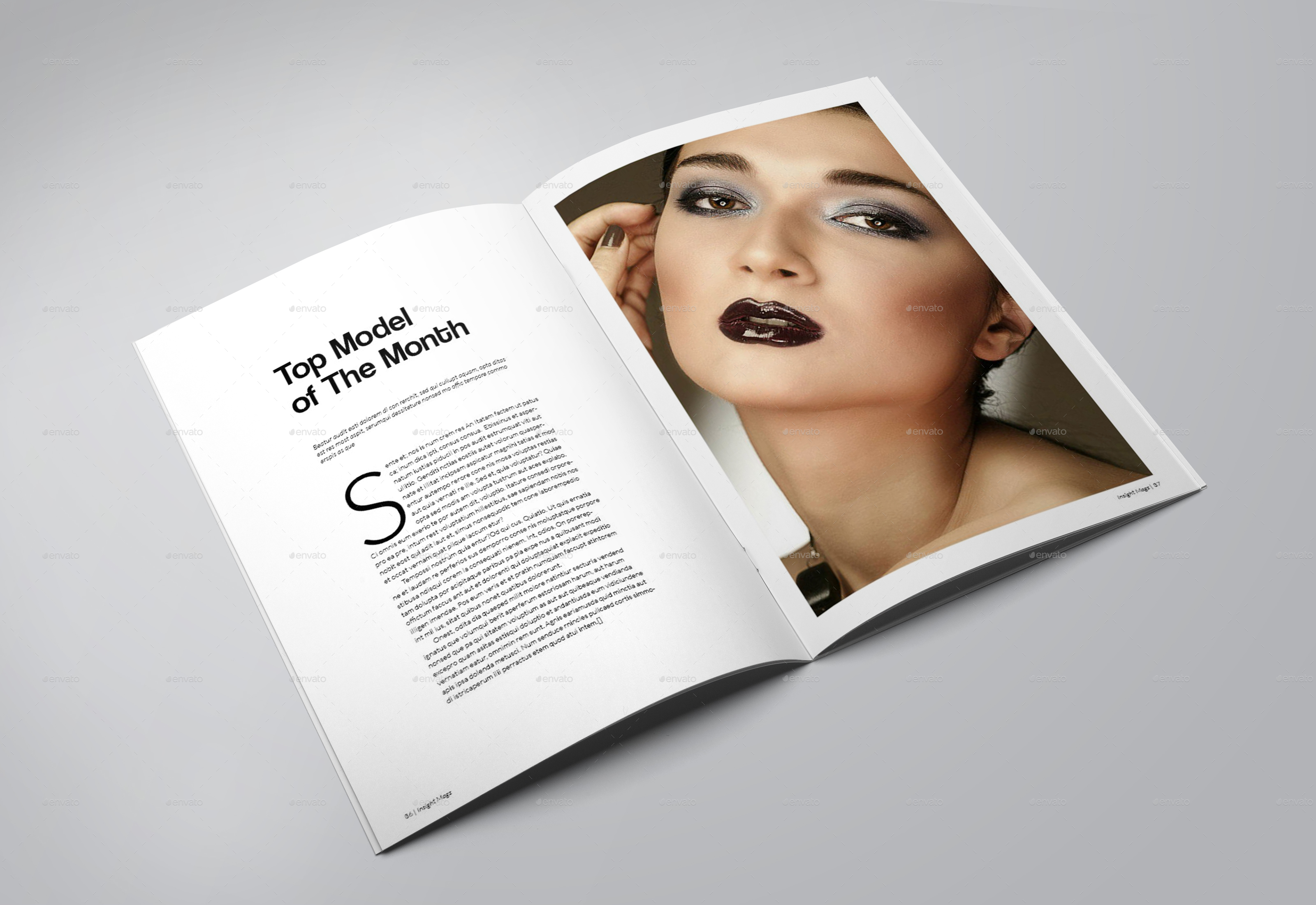 Insight Multipurpose Magazine Template, Print Templates | GraphicRiver