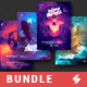 Fantasy Collection - Party Flyer / Poster Templates Bundle, Print Templates