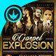 Gospel Explosion Church Concert Flyer Template, Print Templates ...