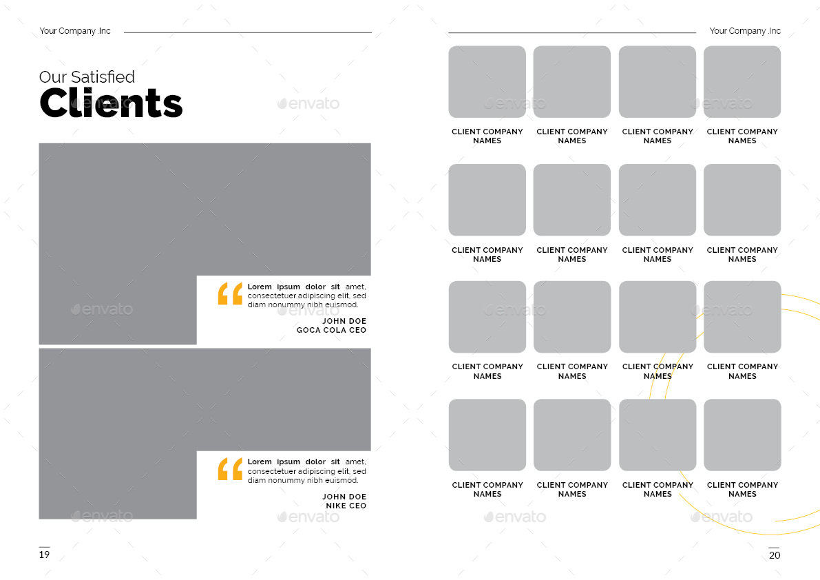 Company Profile, Print Templates | GraphicRiver