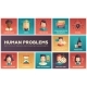 Human Psychological Problems- Flat Design Icons, Vectors | GraphicRiver
