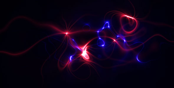 Abstract Lights Distortion (Red And Blue), Motion Graphics | VideoHive