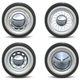 Vector Retro Car Wheels, Vectors | GraphicRiver