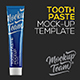 Toothpaste mock-up template, Graphics | GraphicRiver