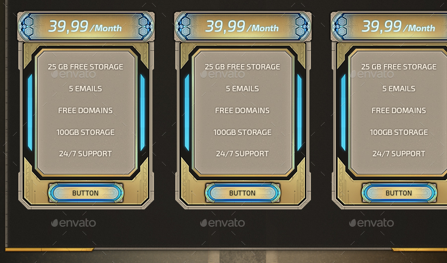 Etherial UI Kit, Web Elements | GraphicRiver