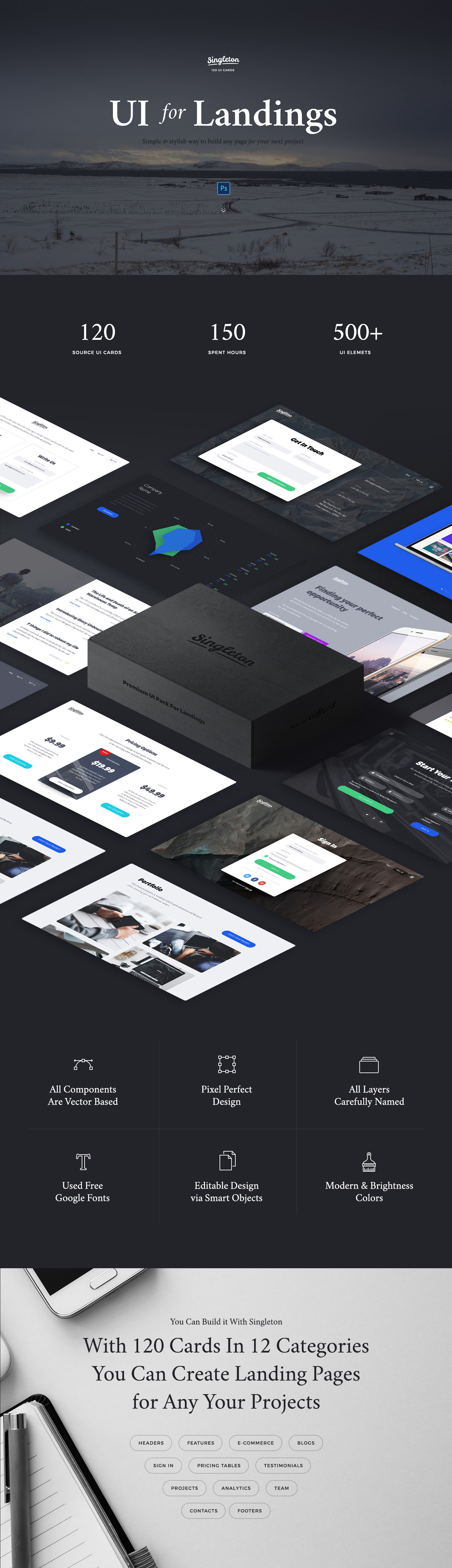 Singleton UI Pack by craftworkdesign | ThemeForest