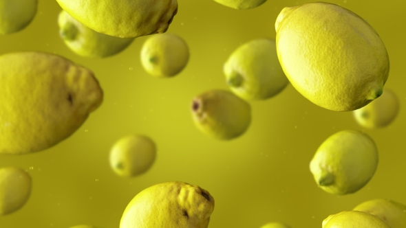 Falling Lemons, Motion Graphics | VideoHive