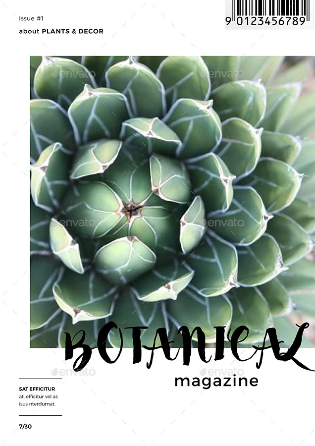 Botanical Magazine 30 pages, Print Templates | GraphicRiver