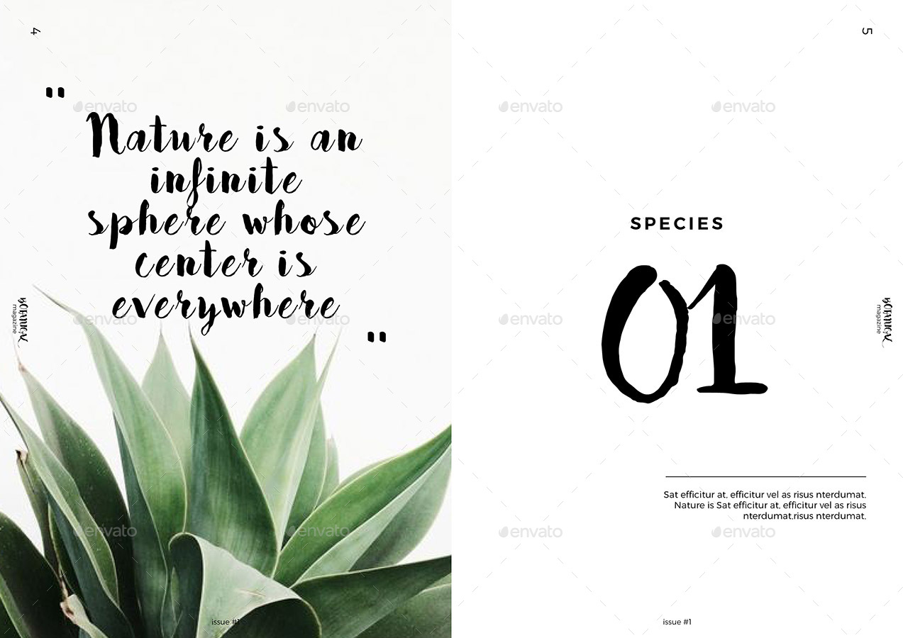 Botanical Magazine 30 pages, Print Templates | GraphicRiver