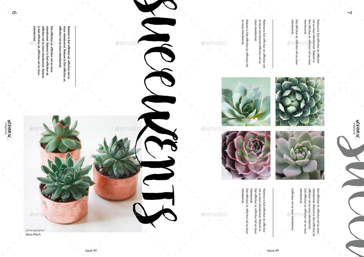 Botanical Magazine 30 pages, Print Templates | GraphicRiver