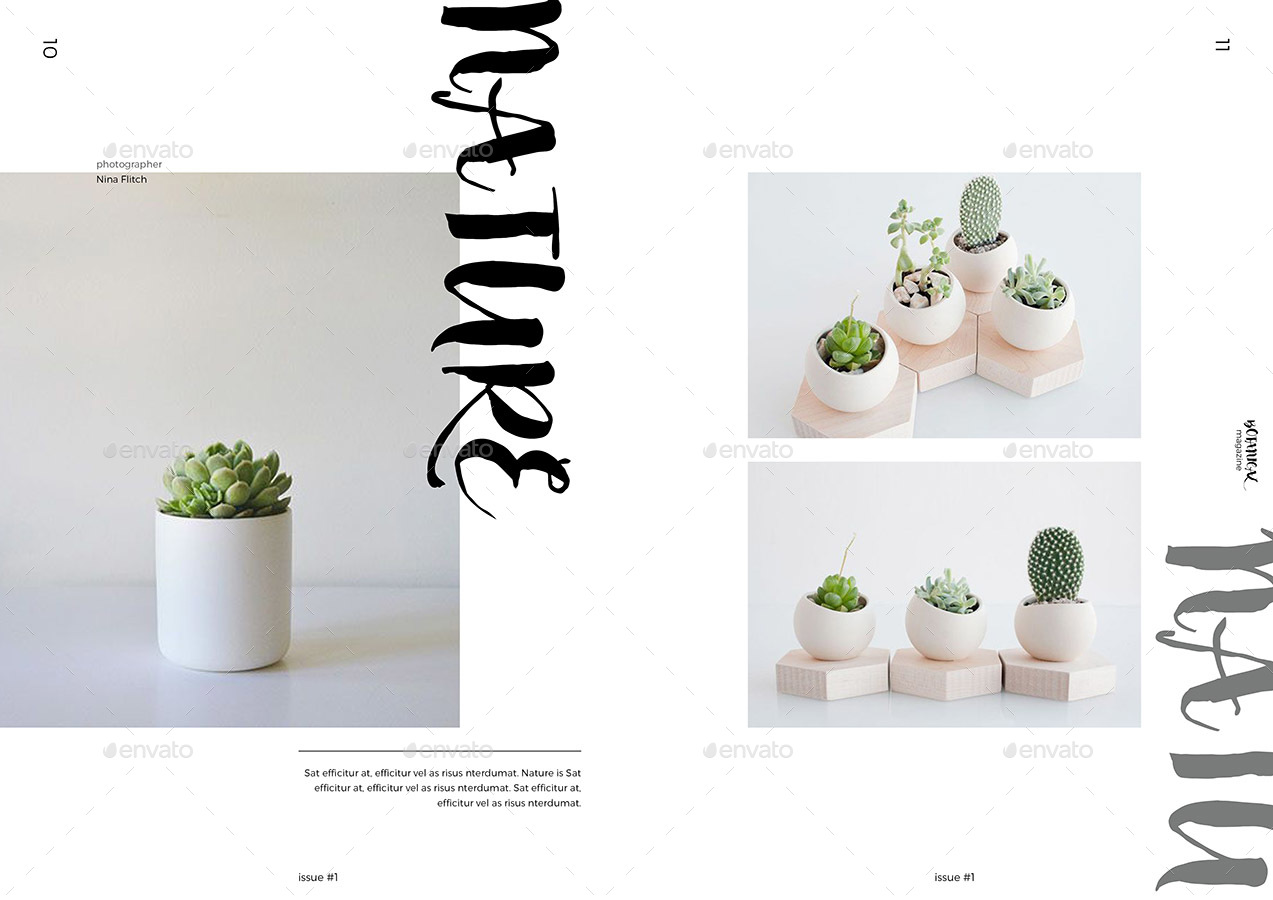 Botanical Magazine 30 pages, Print Templates | GraphicRiver