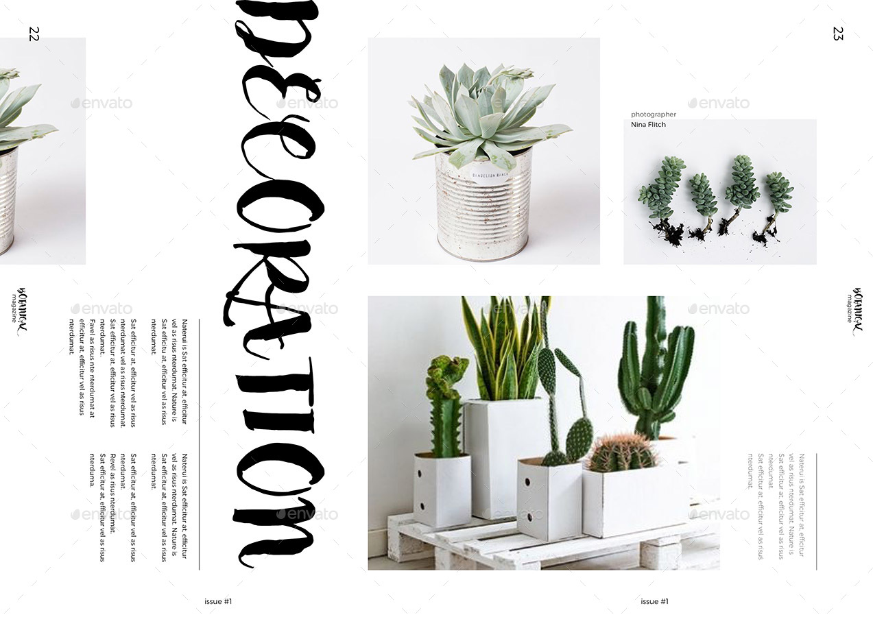 Botanical Magazine 30 pages, Print Templates | GraphicRiver