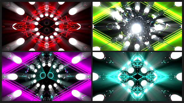 Neon Rays VJ Loops Pack II, Motion Graphics | VideoHive