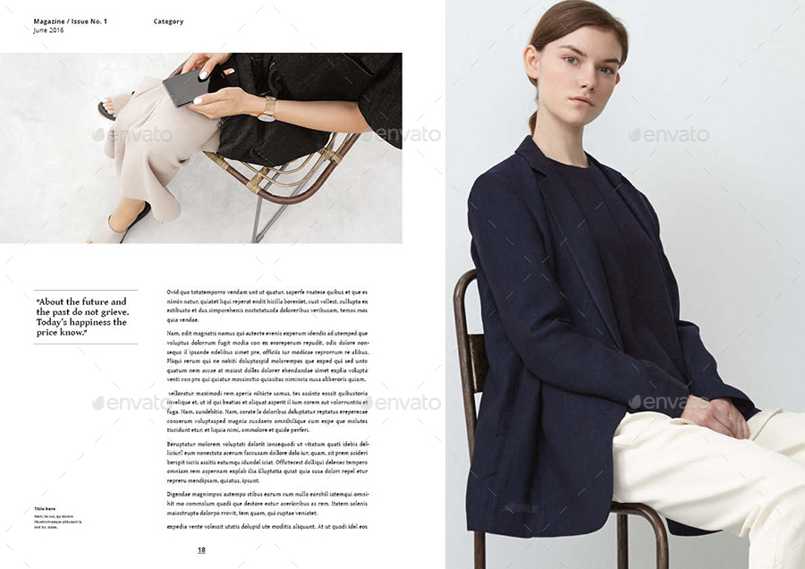 Clean Magazine, Print Templates | GraphicRiver