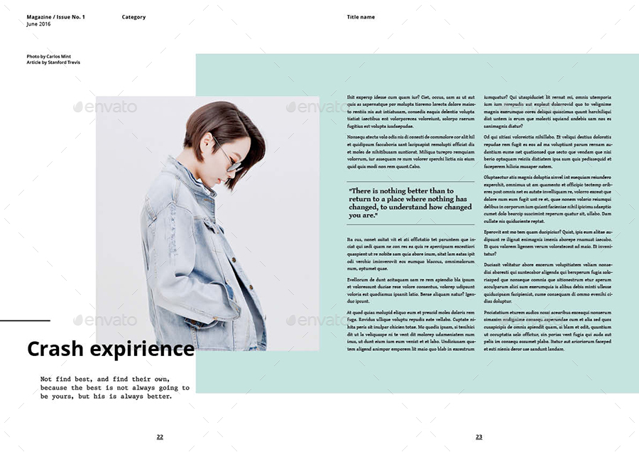 Clean Magazine, Print Templates | GraphicRiver