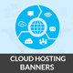 Cloud Hosting Banners, Web Elements | GraphicRiver