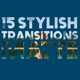 15 Stylish Transitions Matte, Motion Graphics | VideoHive