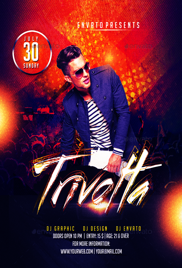 Artist Live Flyer, Print Templates | GraphicRiver