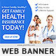 Medical and Health Insurance Banner Ad, Web Elements | GraphicRiver