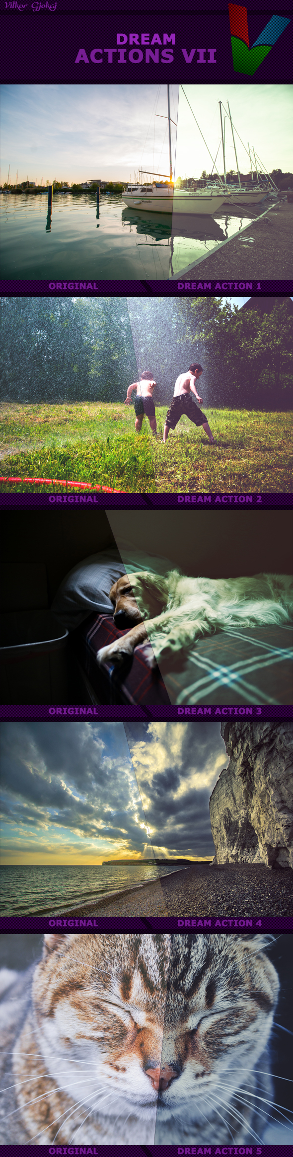 July Photoshop Actions Bundle, Add-ons | GraphicRiver