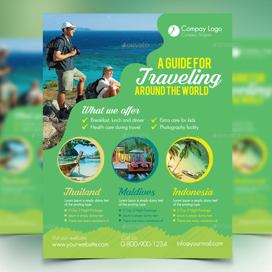 Travel Flyer, Print Templates | GraphicRiver