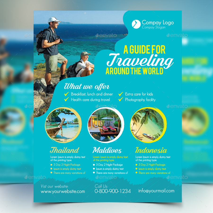 Travel Flyer, Print Templates | GraphicRiver