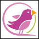 Pink Bird Logo, Logo Templates | GraphicRiver