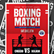 Boxing Match Flyer, Print Templates | GraphicRiver