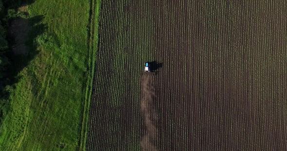 Tractor Plowing a Field, Stock Footage | VideoHive