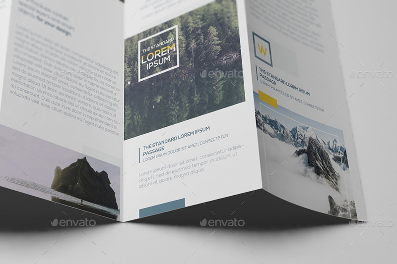 Four Panel Fold Brochure Mockups, Graphics | GraphicRiver