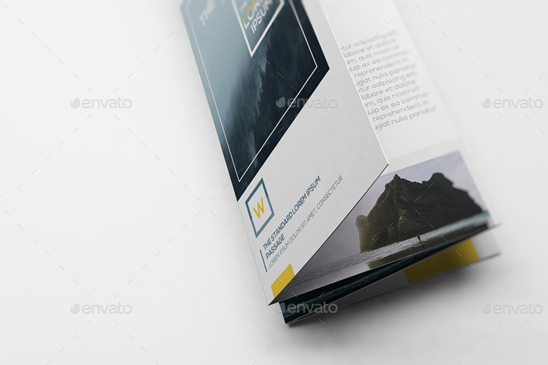 Four Panel Fold Brochure Mockups, Graphics | GraphicRiver