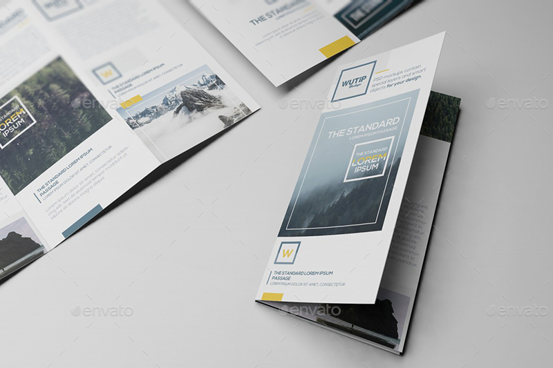 Four Panel Fold Brochure Mockups, Graphics | GraphicRiver