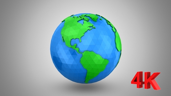 Rotating of Earth, Motion Graphics | VideoHive