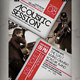 Acoustic Session Flyer / Poster, Print Templates | GraphicRiver