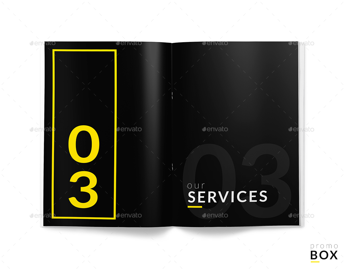 Promo BOX A4 Brochure, Print Templates | GraphicRiver