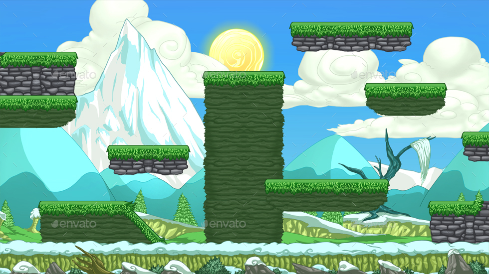 2D Platformer Fantasy Game Kit 2 of 3 - Sprites, Backgrounds & More by ...