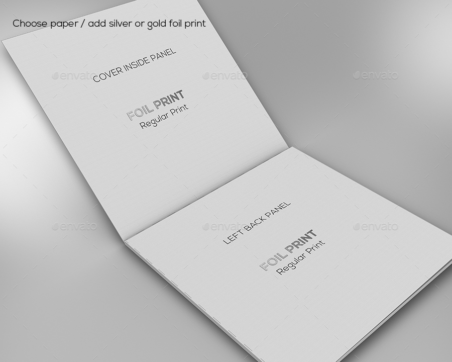 Square Fold Out Style Brochure, Graphics | GraphicRiver