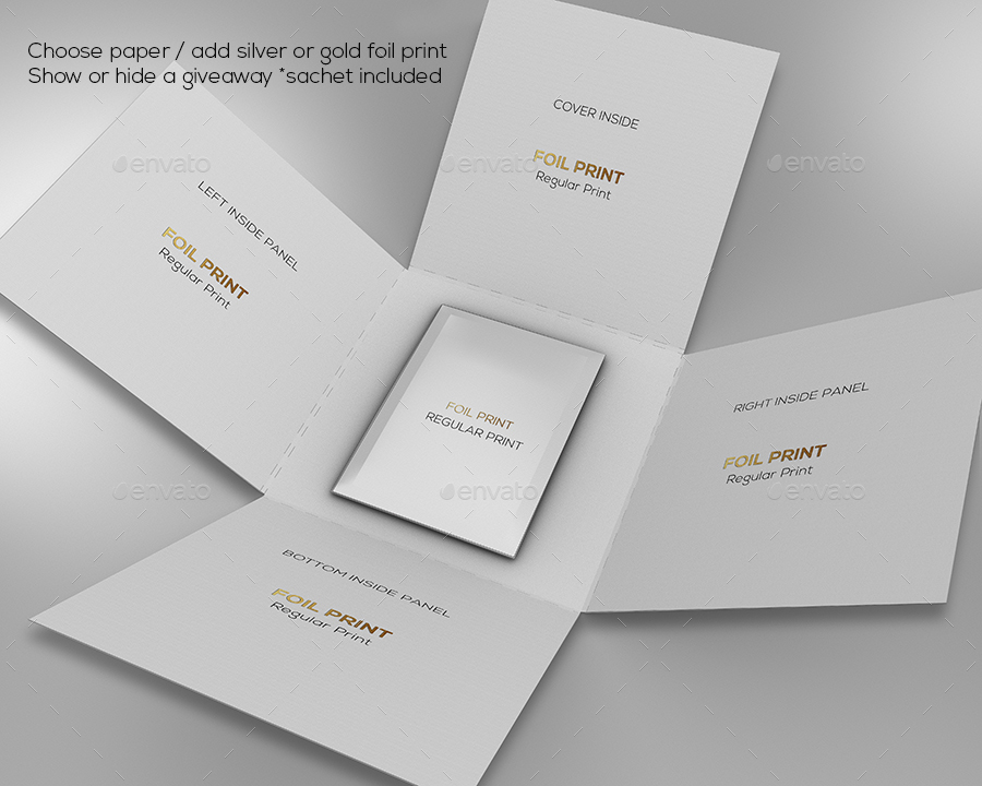 Square Fold Out Style Brochure, Graphics | GraphicRiver