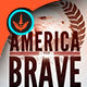 America the Brave: CD Cover Artwork Template, Print Templates ...
