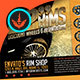 Rims Sales Flyer Template, Print Templates | GraphicRiver