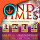 The End Times: Prophecy Conference Flyer Template, Print Templates