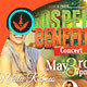 Gospel Benefit Concert: Church Flyer Template, Print Templates ...