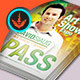 Art Show Event Pass Template, Print Templates | GraphicRiver