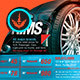 Tires and Rims Sales Ad Flyer Template, Print Templates | GraphicRiver
