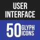 User Interface Glyph Icons, Icons | GraphicRiver