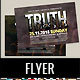 Truth Conference Flyer, Print Templates | GraphicRiver