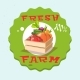 Box With Vegetable Harvest Eco Fresh Farm Logo, Vectors | GraphicRiver